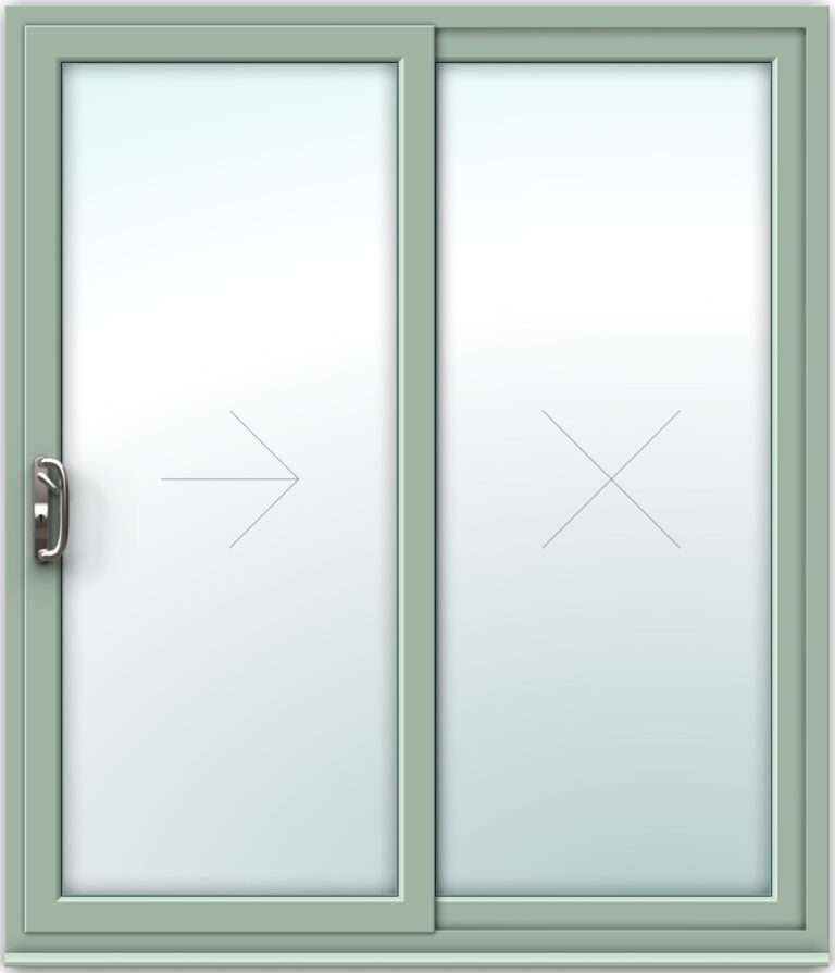 5ft Chartwell Green Sliding Patio Door - AWM Windows and Doors