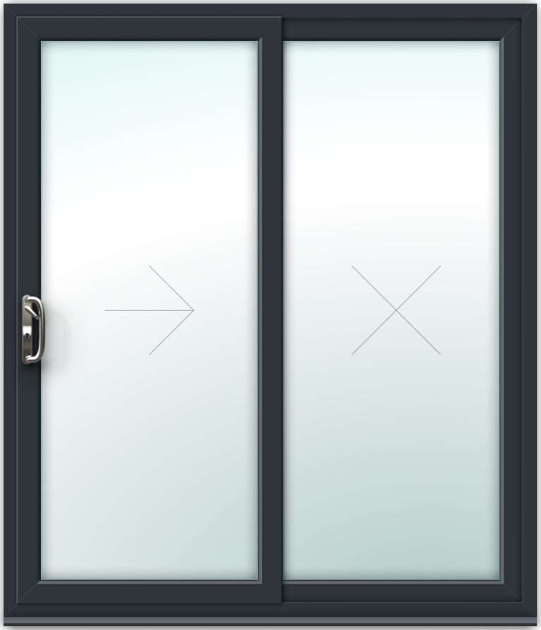 Anthracite Grey uPVC Sliding Patio Door - Made to Measure