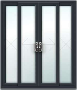 Grey uPVC Sliding Patio Doors | Made to Measure | Fast Nationwide Delivery