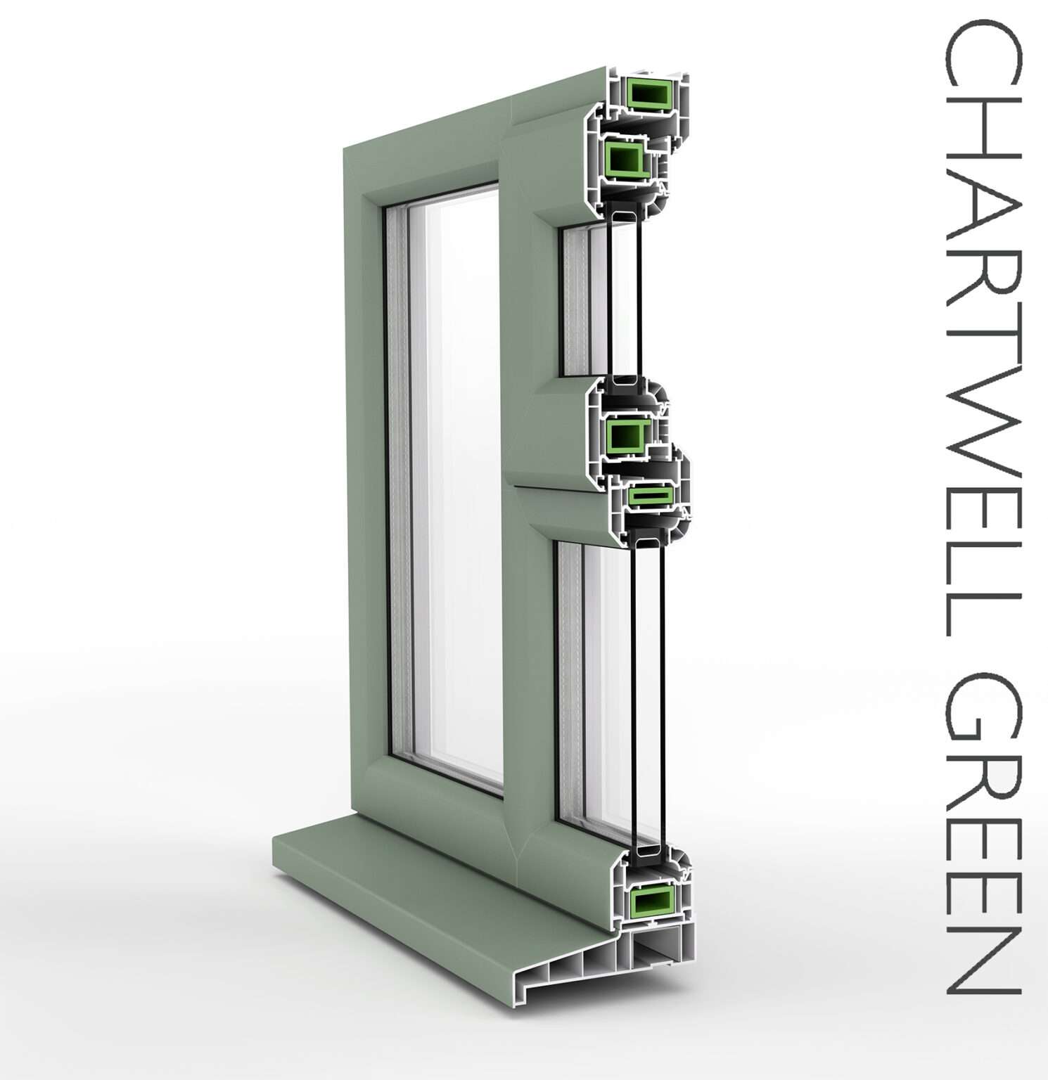 Full Panel uPVC Single Door - Tongue & Groove Panel - AWM Windows and Doors